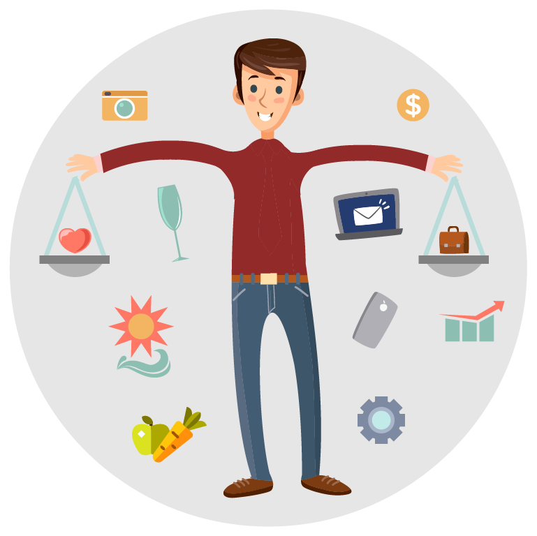 Using Pictures to Explain Work-life Balance